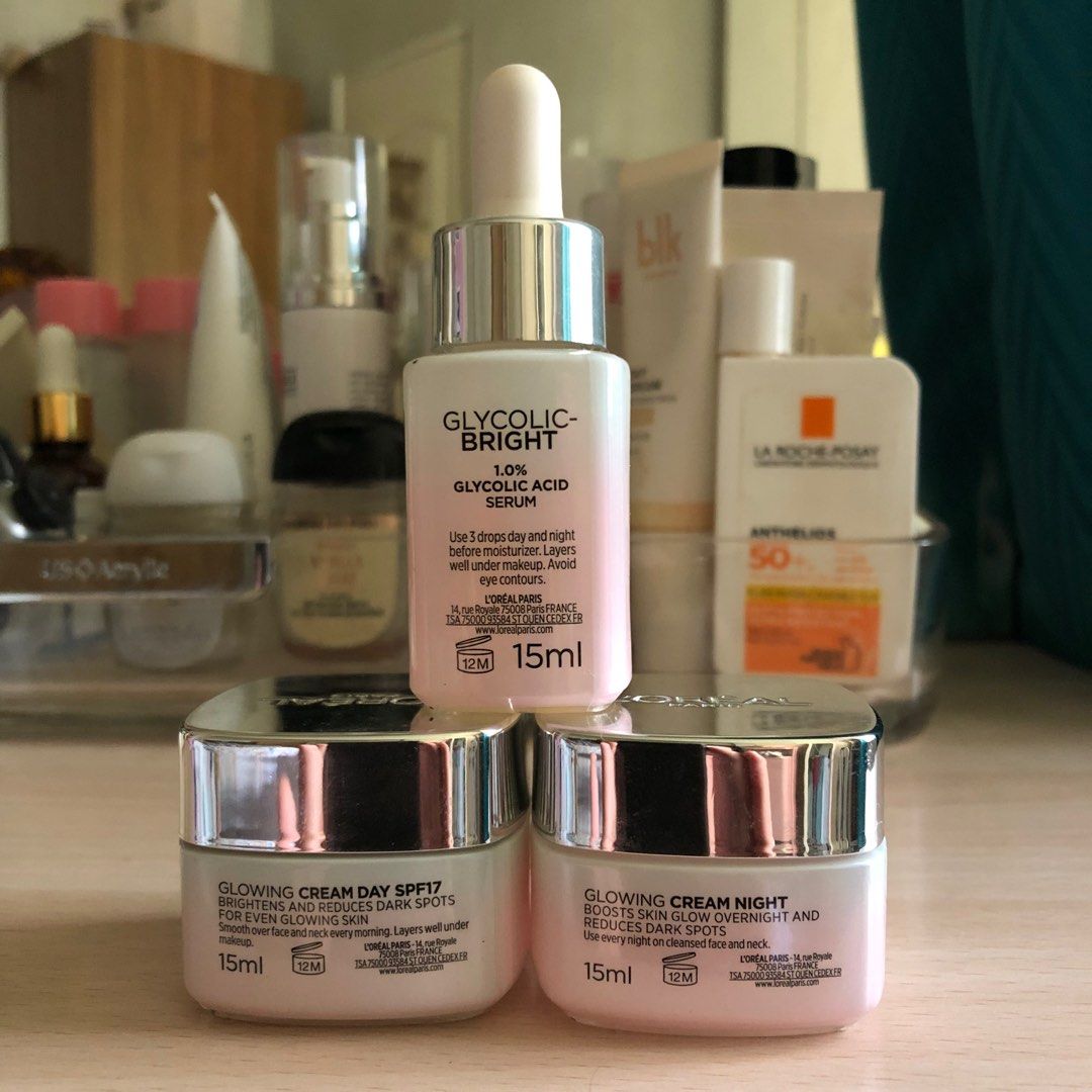 L’Oreal Glycolic Bright Set, Beauty & Personal Care, Face, Face Care on ...