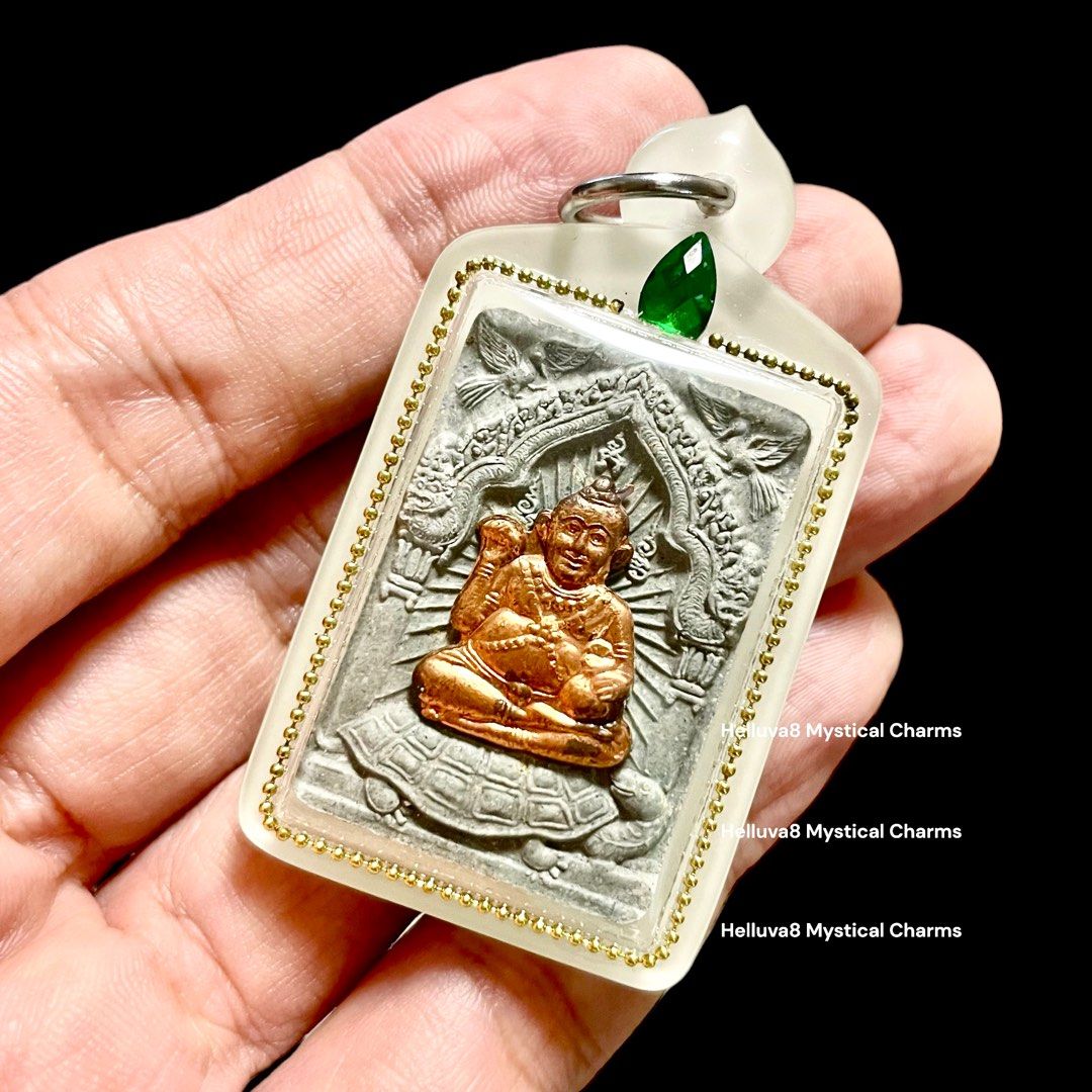 LP Dum Golden Boy Kumantong, Wat SantiTham BE2540 Thai Kuman KMT Amulet ...