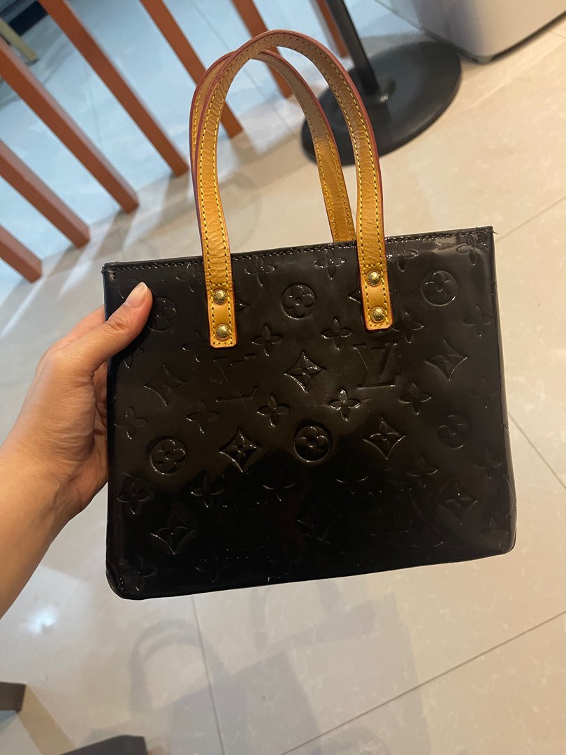 LV Vernice small tote bag black, Luxury, Bags & Wallets on Carousell
