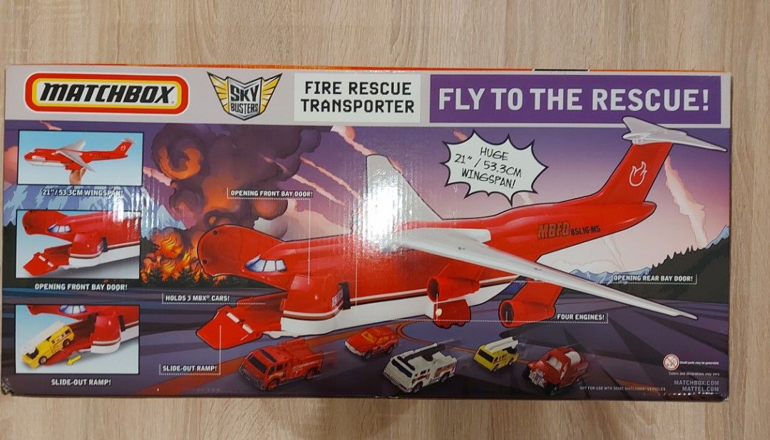 Matchbox Fire Rescue Transporter, 興趣及遊戲, 玩具 & 遊戲類 - Carousell