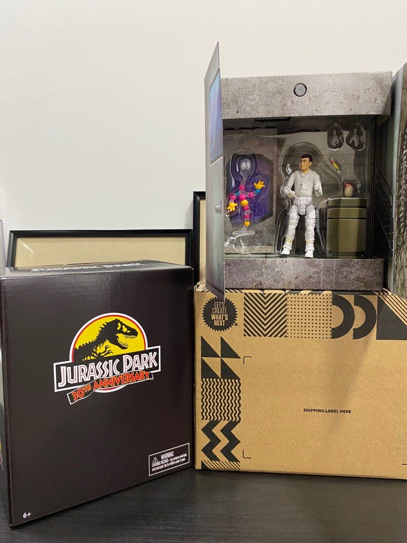 Mattel Creations Hammond Collection Jurassic Park Lab Tour Dr Henry Wu ...