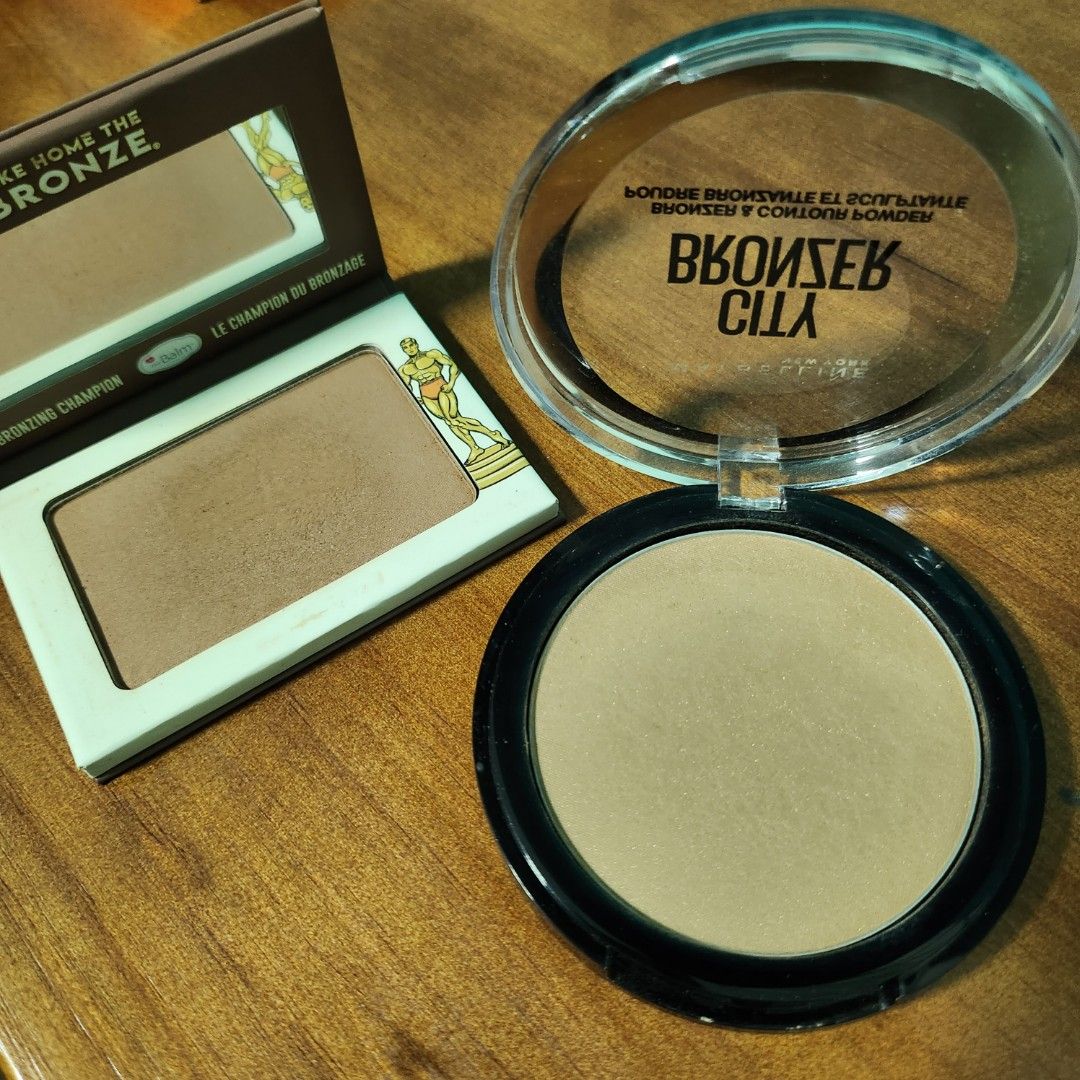 Maybelline City Bronzer & The Balm Take Home the Bronze Anti-orange ...