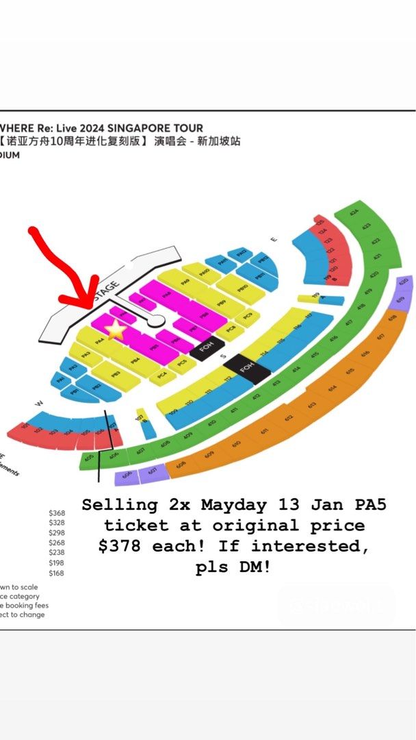 Mayday concert 2024 13 Jan tickets for sale!, Tickets & Vouchers, Event ...