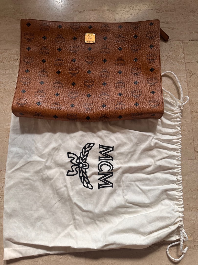 MCM clutch, Luxury, Bags & Wallets on Carousell