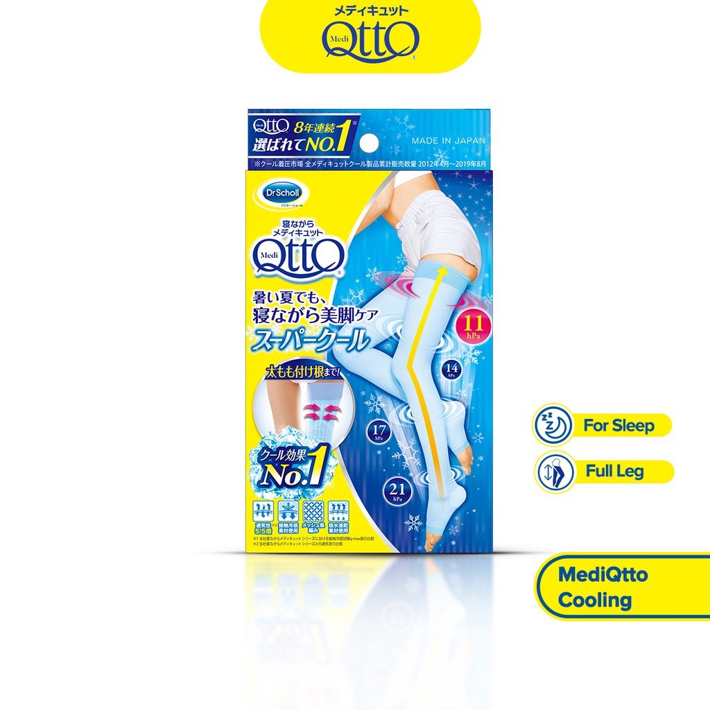 MediQtto For Sleep, Cooling Compression Socks, Full Leg, Women's ...