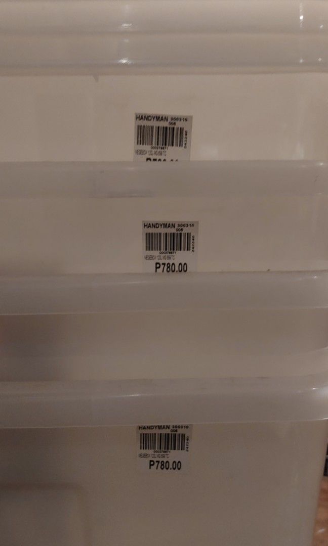 Megabox plastic storage box 120L, Furniture & Home Living, Home ...