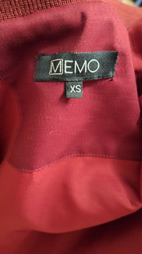 Memo Red Bomber Jacket, Men's Fashion, Coats, Jackets and Outerwear on ...