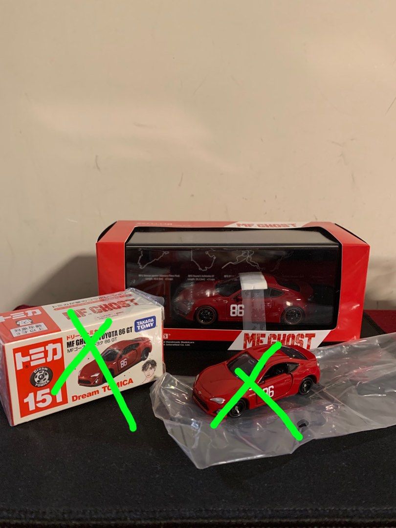 MF Ghost - Toyota 86 GR86 1/43 Tomica Dream Modeler , 興趣及遊戲, 玩具 & 遊戲類 ...