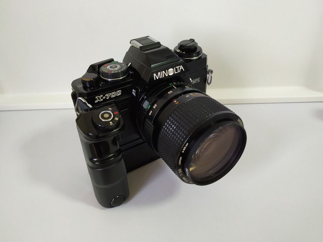 Minolta X700, Minolta MD 35-70mm f3.5 lens, Minolta motor drive, Sigma ...