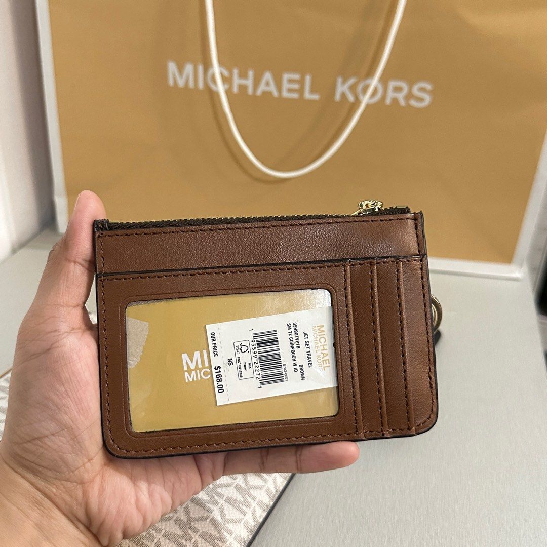 MK Card Holder With Key Ring, Luxury, Bags & Wallets on Carousell