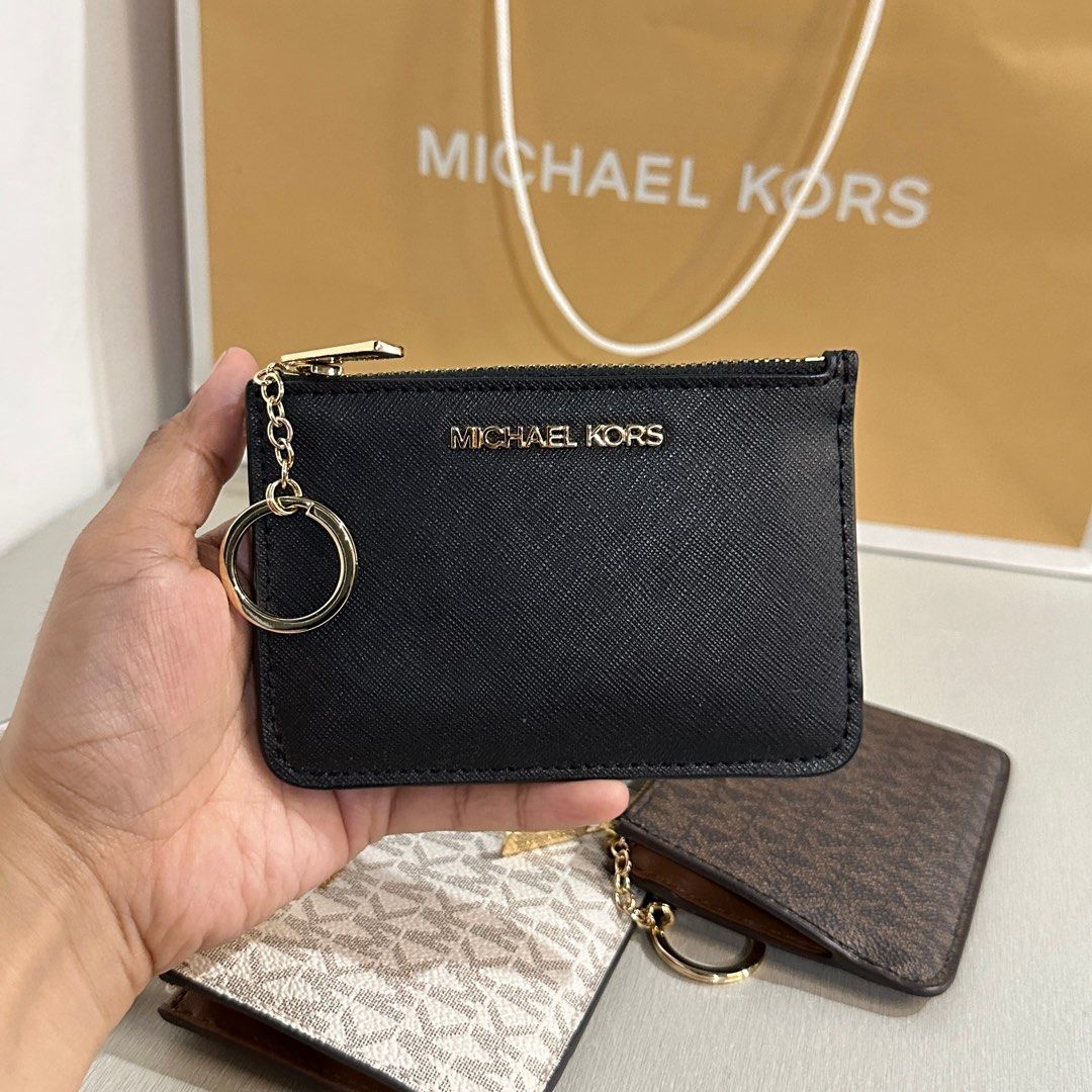 MK Card Holder With Key Ring, Luxury, Bags & Wallets on Carousell