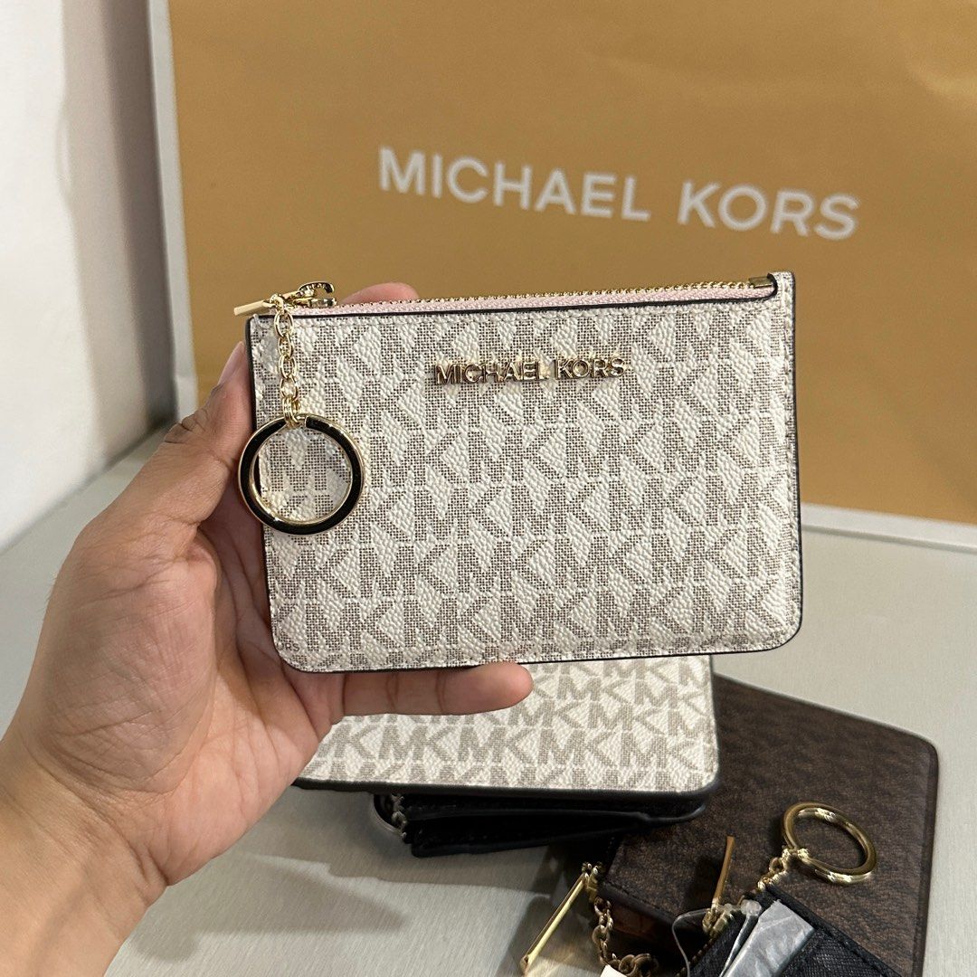 MK Card Holder With Key Ring, Luxury, Bags & Wallets on Carousell