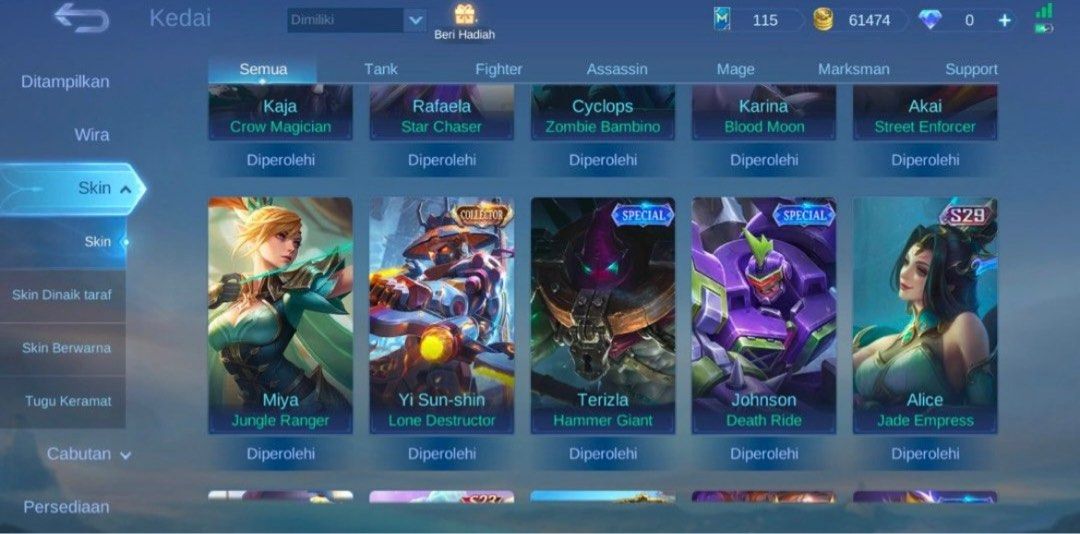 MLBB ACC SULTAN, Video Gaming, Video Games, Others on Carousell