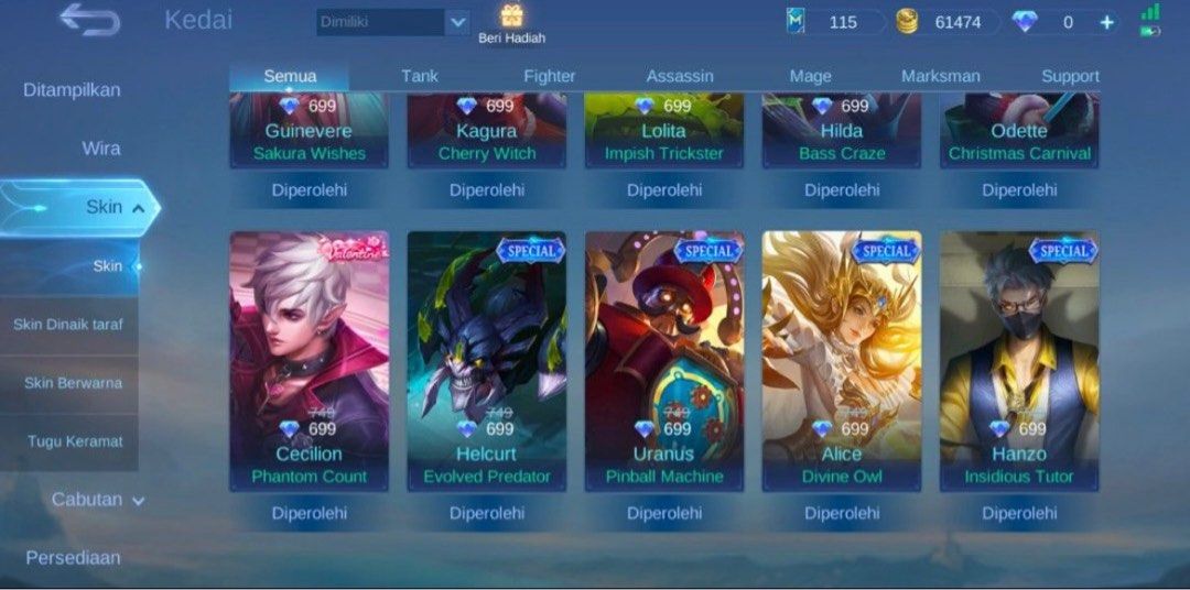 MLBB ACC SULTAN, Video Gaming, Video Games, Others on Carousell