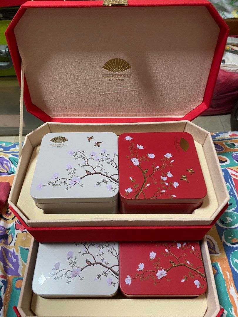 Moon cake box form Mandarin Oriental, Women's Fashion, Jewelry ...