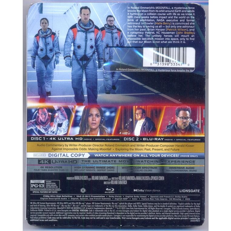 Moonfall 4K [ Blu-Ray ], Hobbies & Toys, Music & Media, CDs & DVDs on ...
