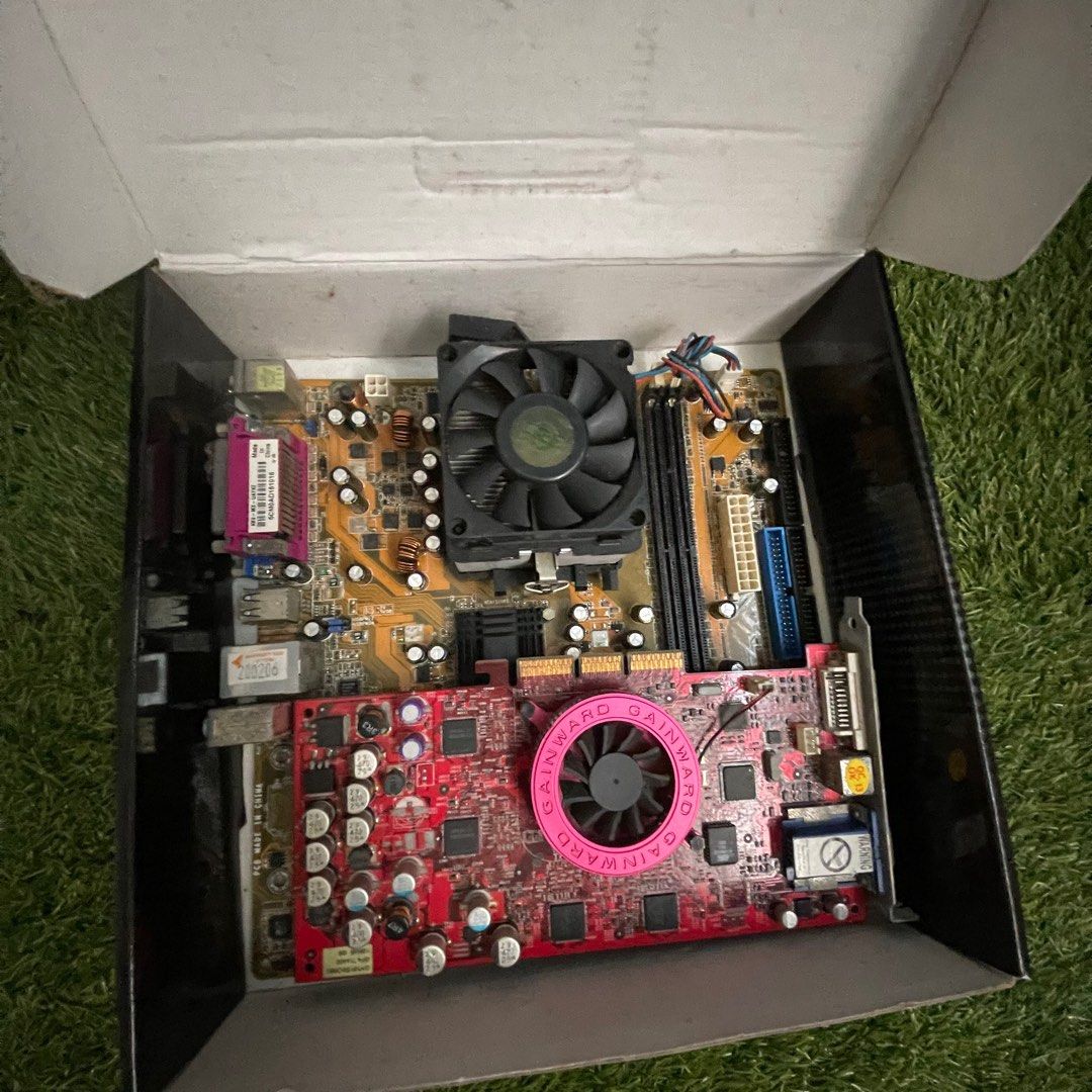 Motherboard and GPU, Computers & Tech, Parts & Accessories, Computer ...