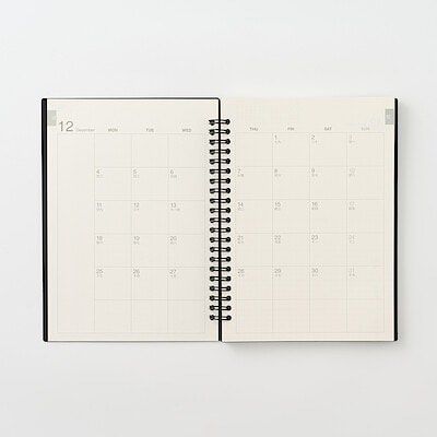 Muji 2024 A5 Monthly Weekly Planner, Hobbies & Toys, Stationery & Craft ...