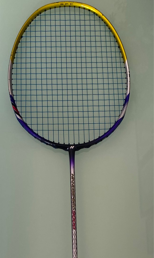 Yonex Nano speed 9000, Sports Equipment, Sports & Games, Racket & Ball ...