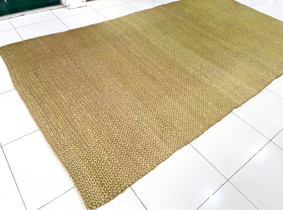 Natural abaca fiber rug / carpet, Furniture & Home Living, Home Decor ...