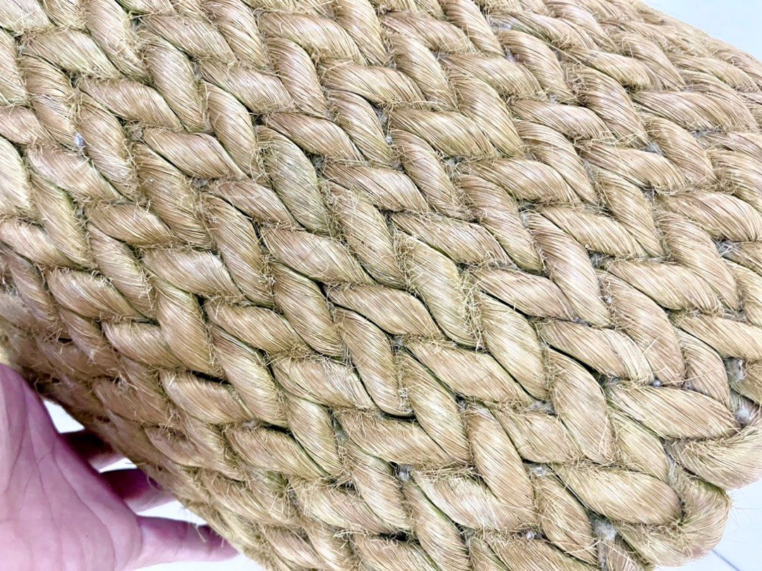 Natural abaca fiber rug / carpet, Furniture & Home Living, Home Decor ...