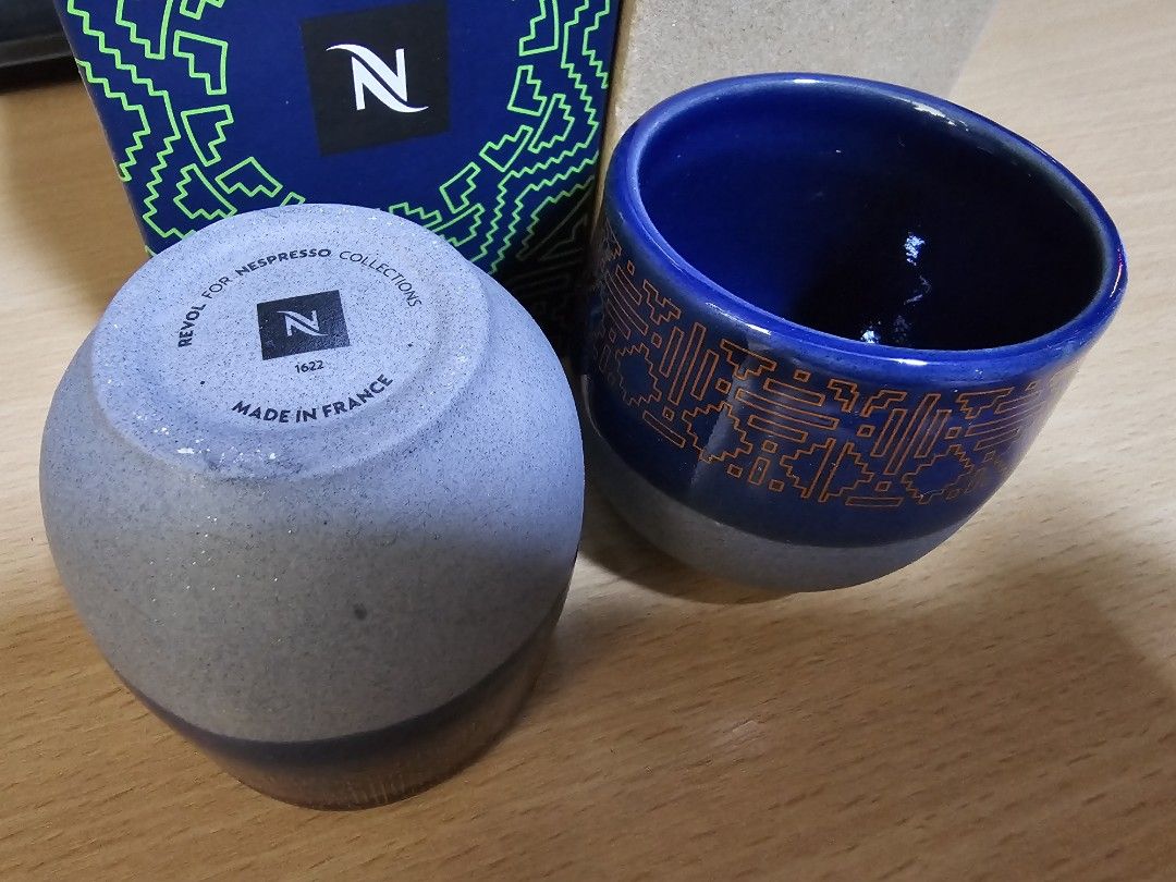 Nespresso recyclay espresso cups (set of 2), Furniture & Home Living ...