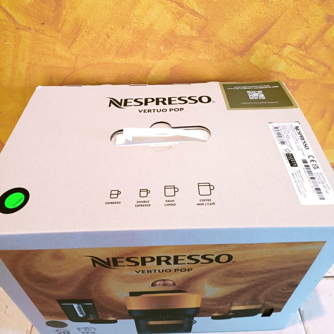 Nespresso Vertuo Pop Mango Yellow, TV & Home Appliances, Kitchen ...