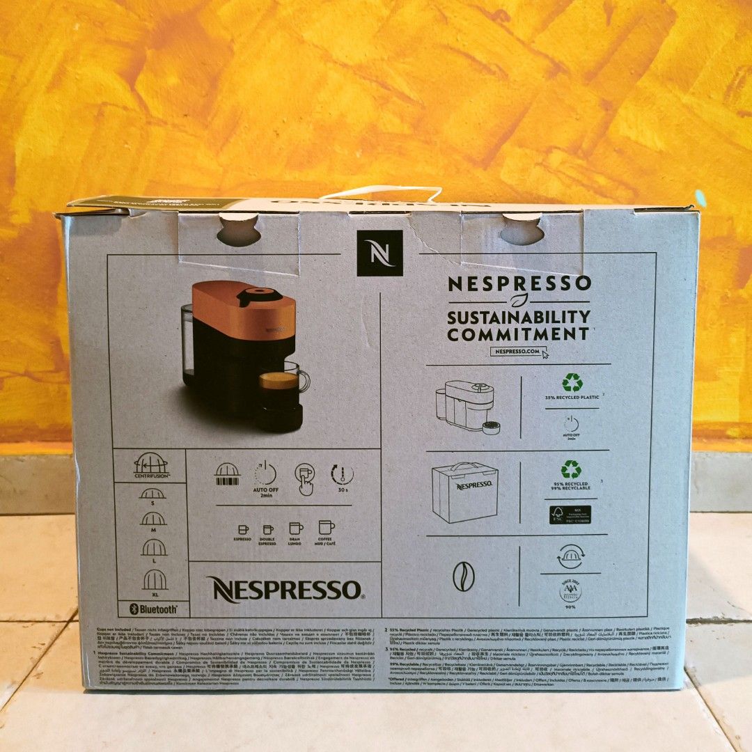 Nespresso Vertuo Pop Mango Yellow, TV & Home Appliances, Kitchen ...