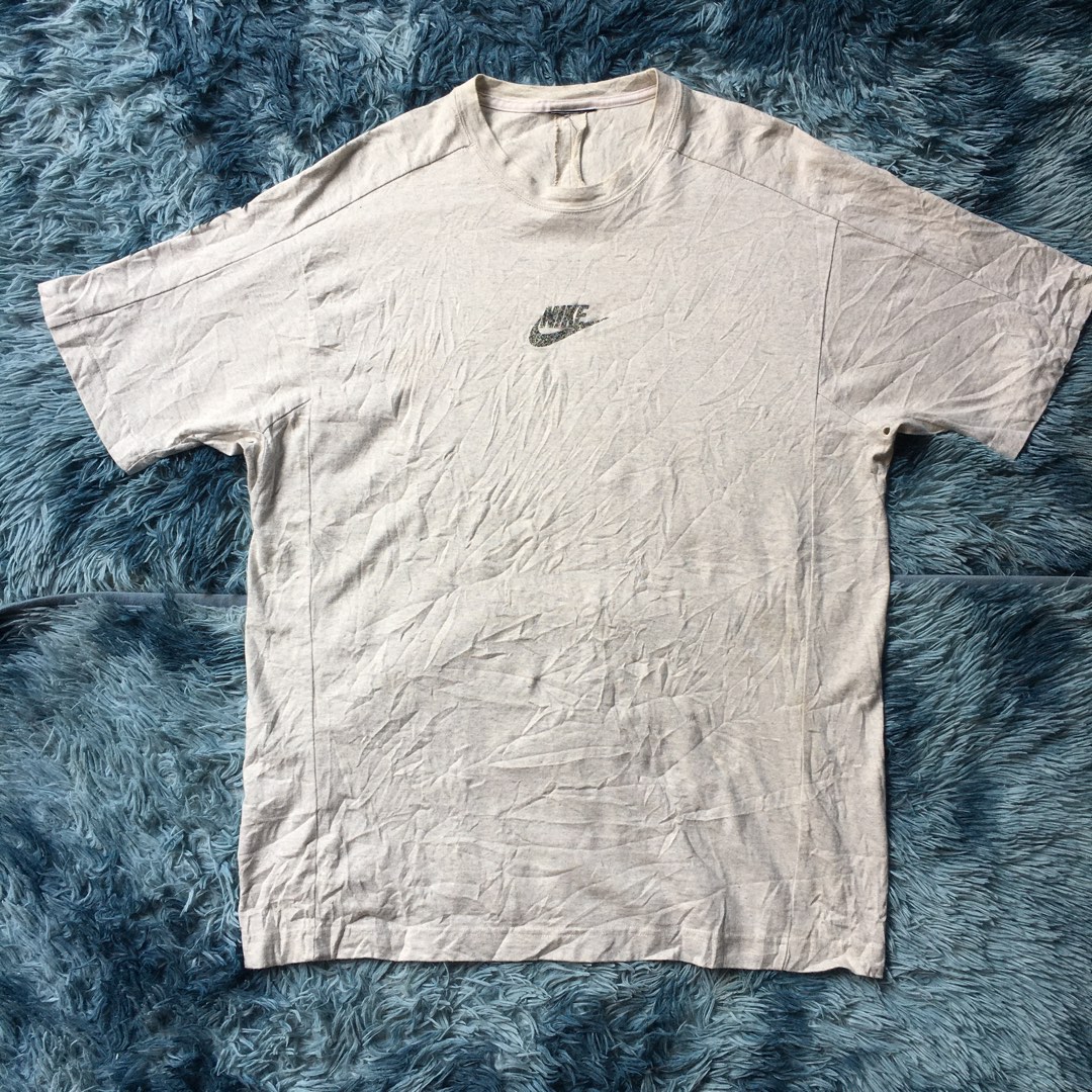 Nike Cut and Sew Men's Sustainable Jersey Crew Off White, Men's Fashion ...