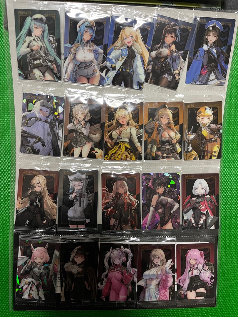 NIKKE waffles card set, Hobbies & Toys, Toys & Games on Carousell