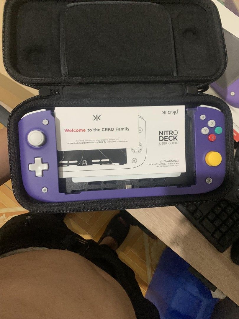 Nintendo Switch Nitro deck Retro Purple limited edition, Video Gaming ...