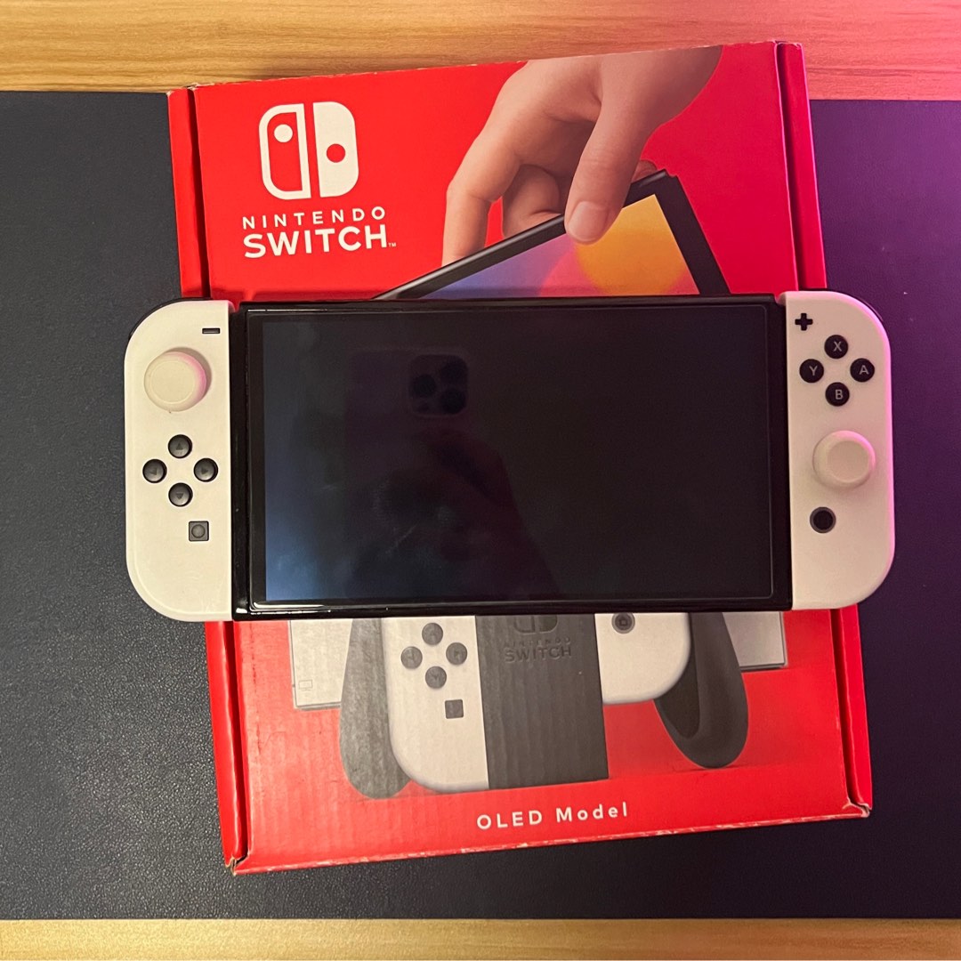 Nintendo Switch OLED comes with 9 games and extra Joy con, Video Gaming ...