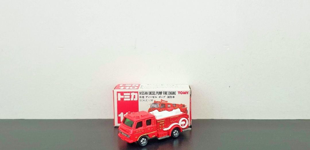 Nissan Diesel UD Pump Fire Engine No.110 (R110/NDC/R03) Tomica TOMY ...