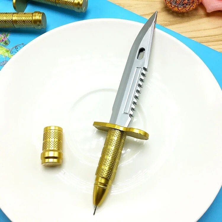 Novelty Knife Style Ball Pen Pongid Writing Ballpoint Creative Gift ...
