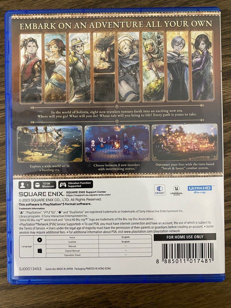 Octopath Traveler 2 PS5, Video Gaming, Video Games, PlayStation on ...
