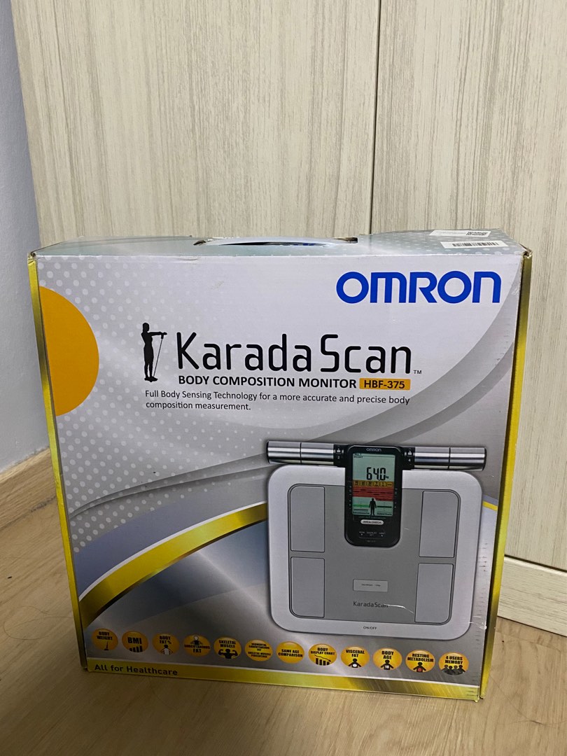 omron body composition scanner (weighing scale), Health & Nutrition ...