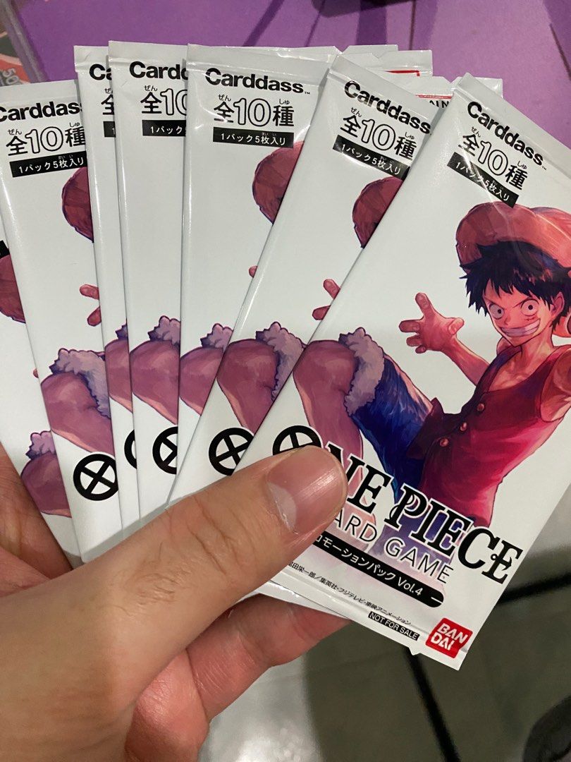 One Piece Card Game Promo pack Vol4, Hobbies & Toys, Toys & Games on Carousell