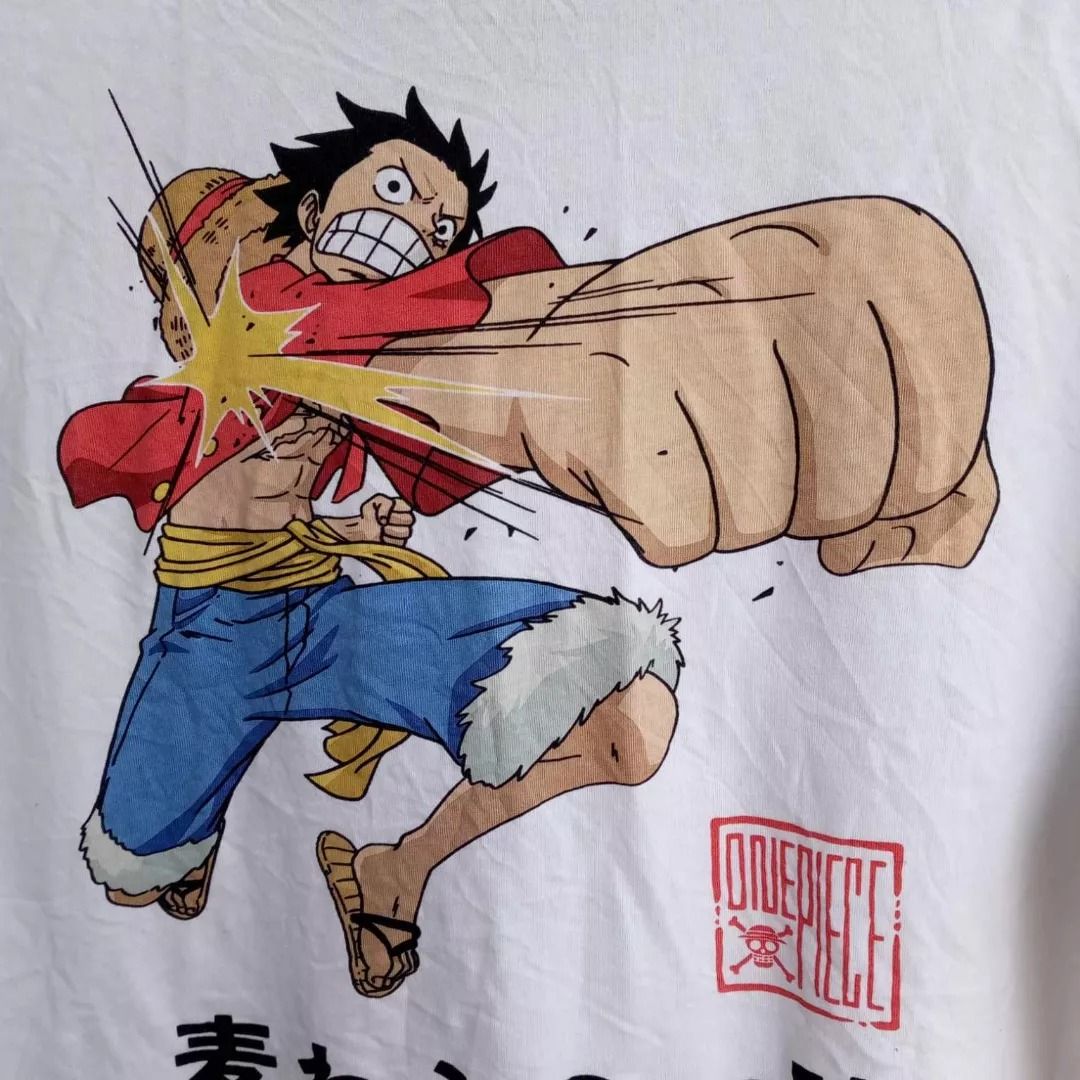 ONE PIECE OFFICIAL CLOTHING MERCH LUFFY, Men's Fashion, Tops & Sets ...
