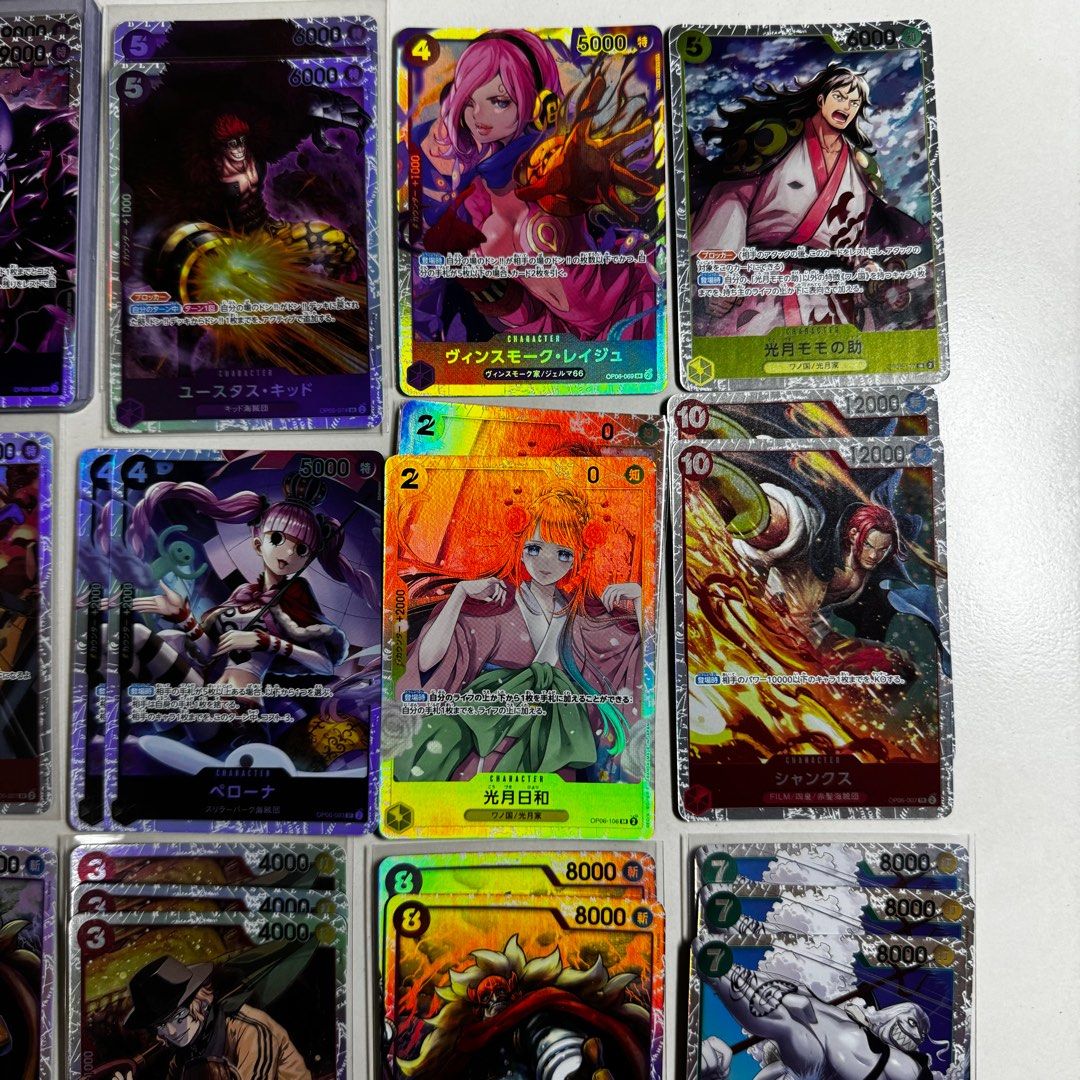 Op06 op05 op5 op6 one piece TCG card Rebecca Moria Kid Reiju MoMo Ulti Sabo Perona Hiyori Shanks ...