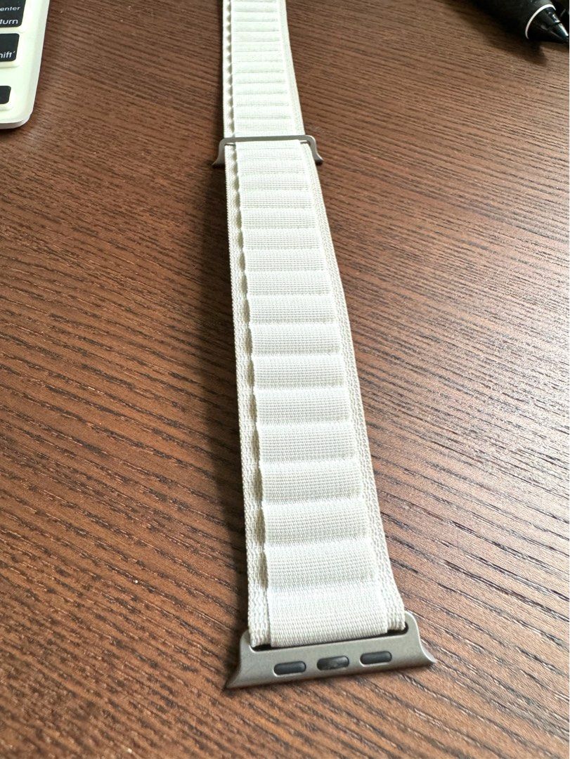 Original Apple Ultra Watch Strap Alpine Loop Starlight - white, Mobile ...