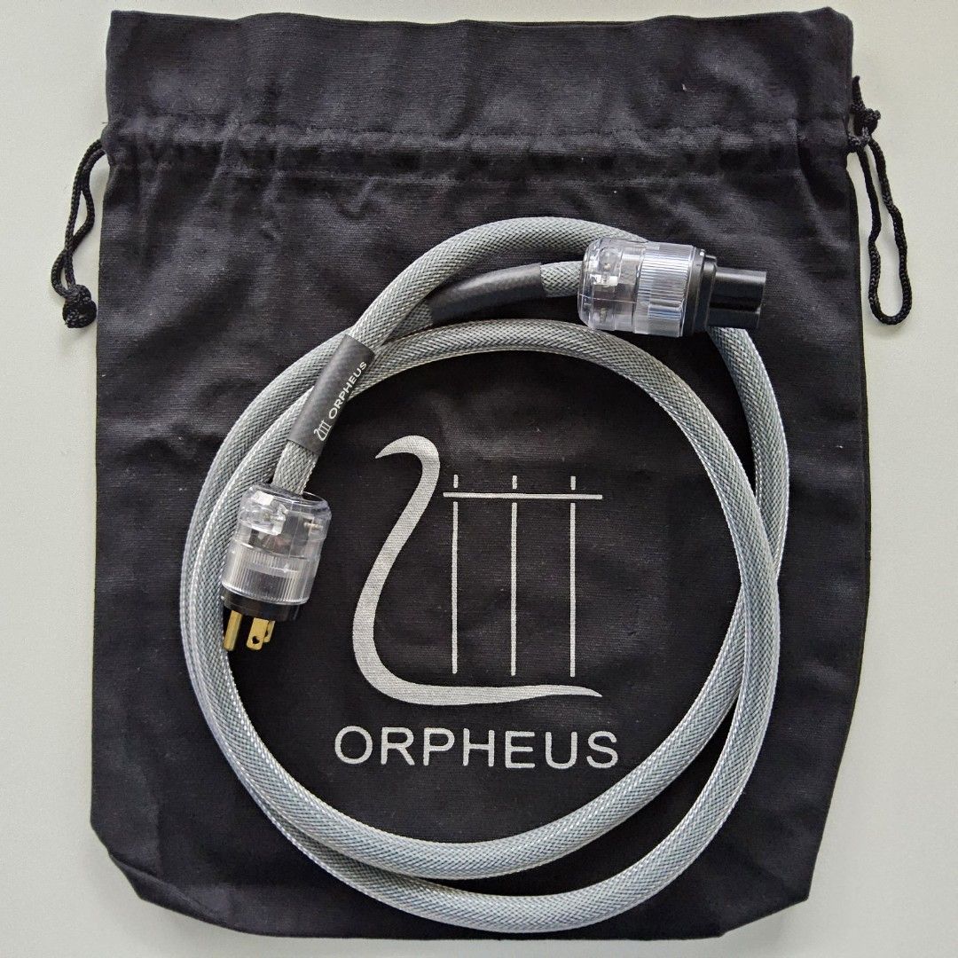 Orpheus Lab Power cord cable 1.8m Swiss Made Audiophile Music, Audio ...