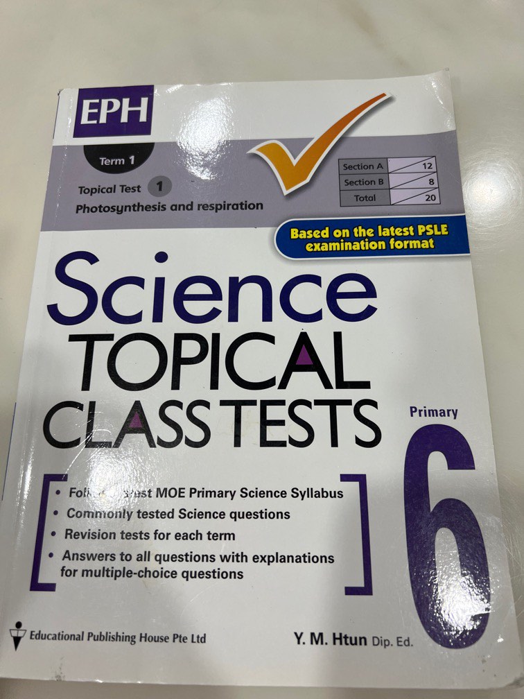 P6 science topical class tests, Hobbies & Toys, Books & Magazines ...