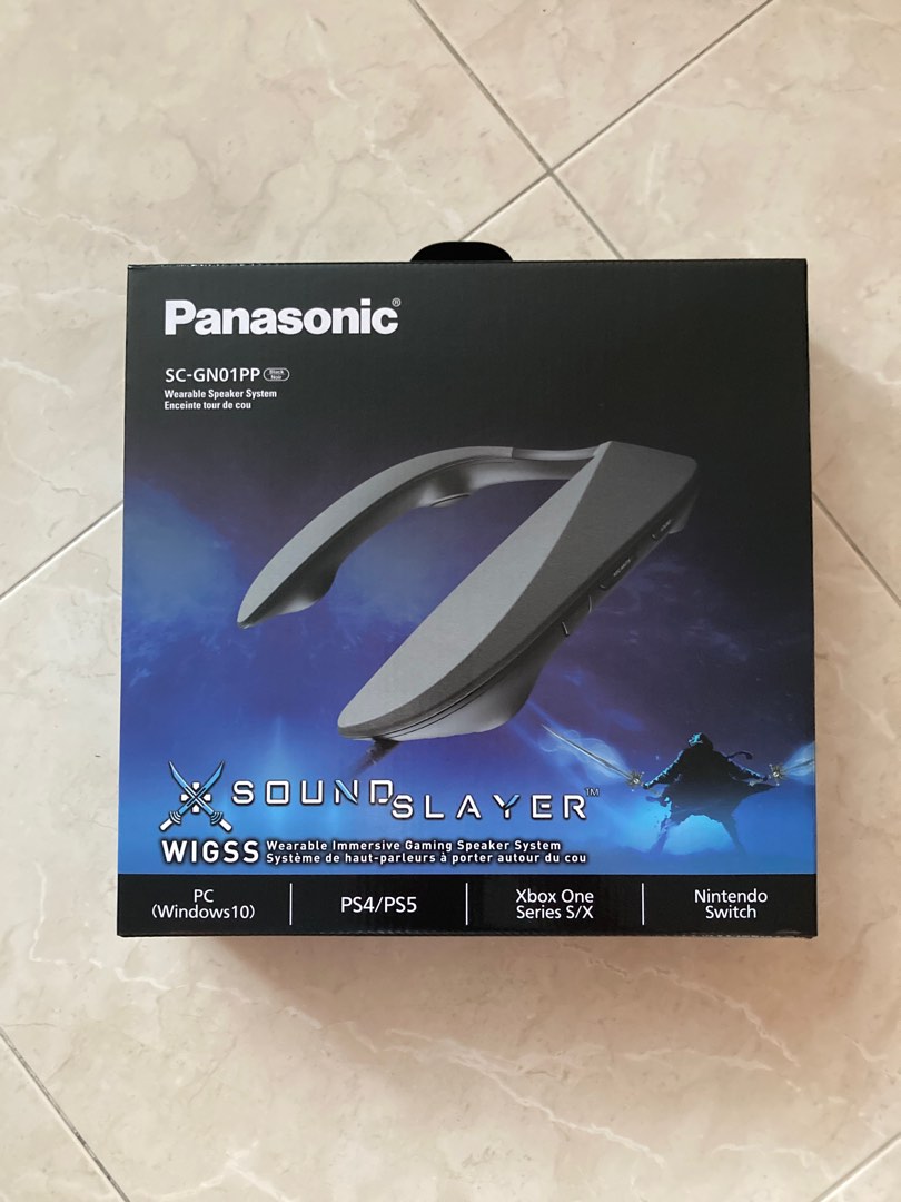 wts Panasonic Soundslayer Wearable Speaker System, Audio, Soundbars ...