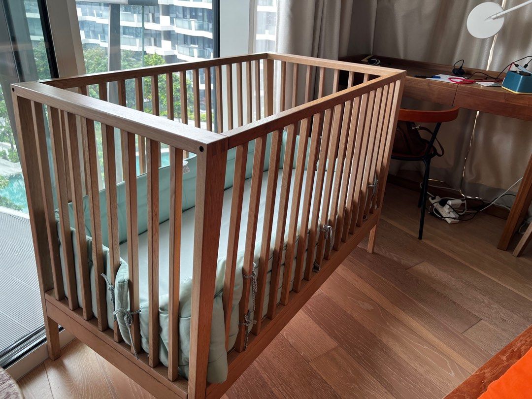 Perfect Duo Nordic Design! Baby Cot & Changing Table, Babies & Kids ...