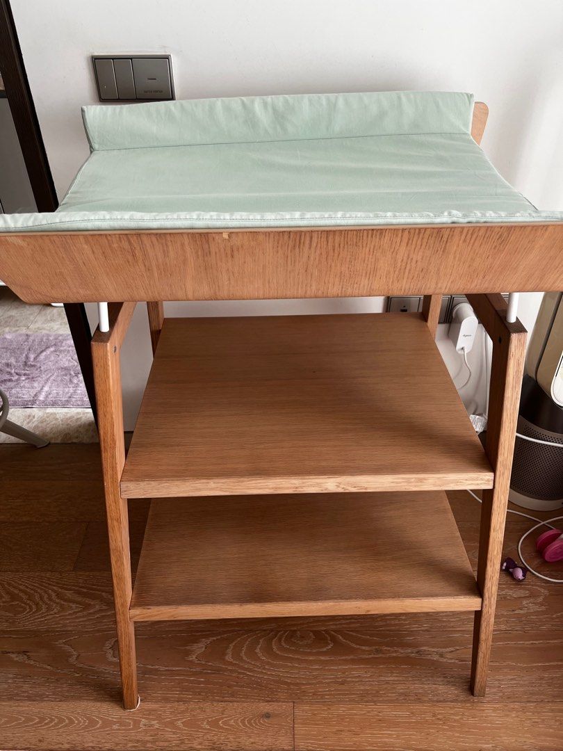 Perfect Duo Nordic Design! Baby Cot & Changing Table, Babies & Kids ...