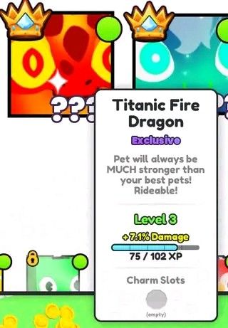 Pet Simulator 99! | Titanic Fire Dragon, Video Gaming, Video Games ...