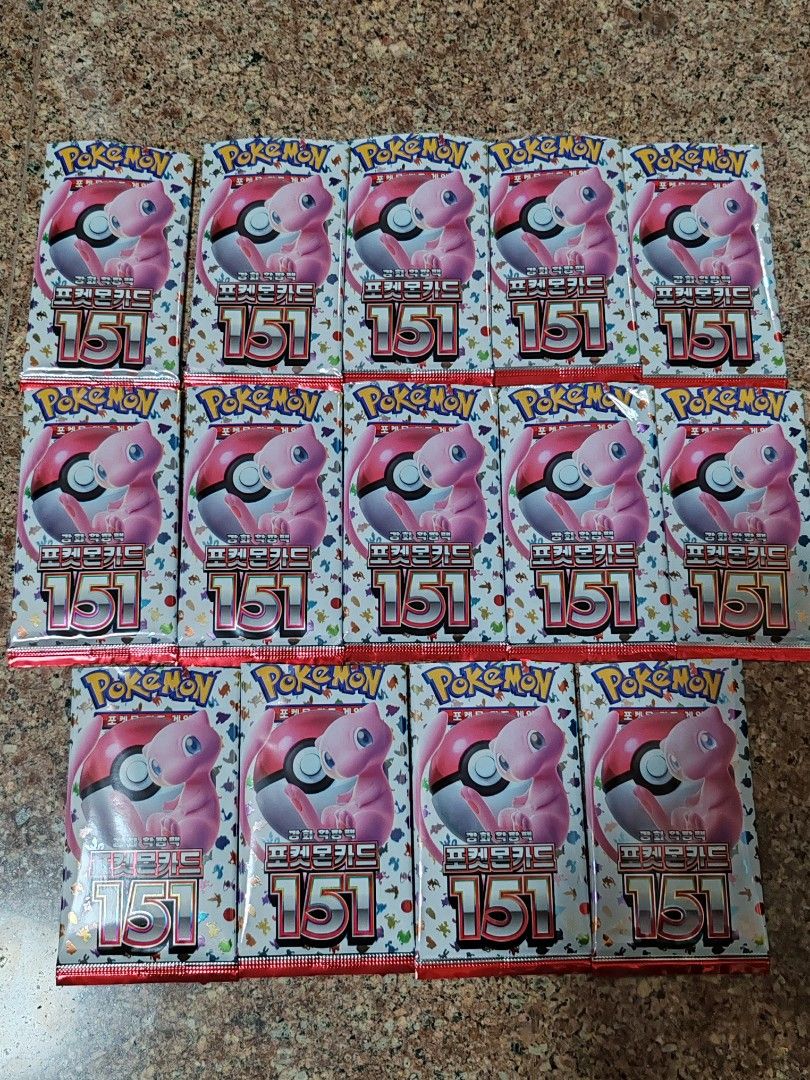 Authentic Pokemon 151 Booster Pack Non Foil Pokemon Cards, Hobbies ...