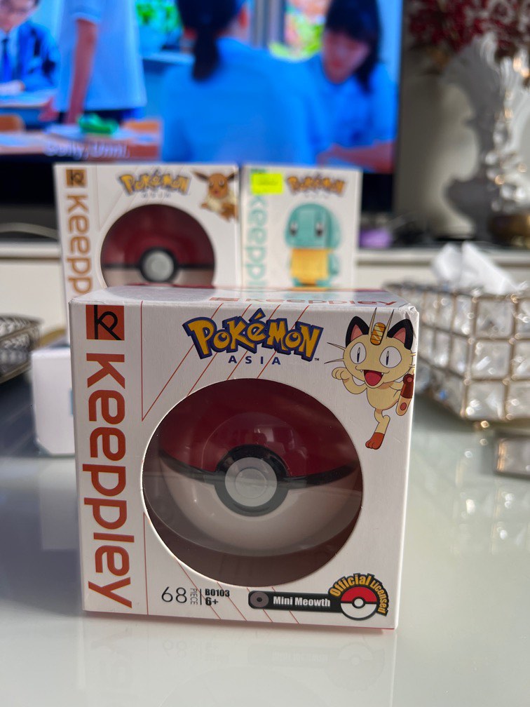 Pokemon building block - Meowth, Hobbies & Toys, Toys & Games on Carousell