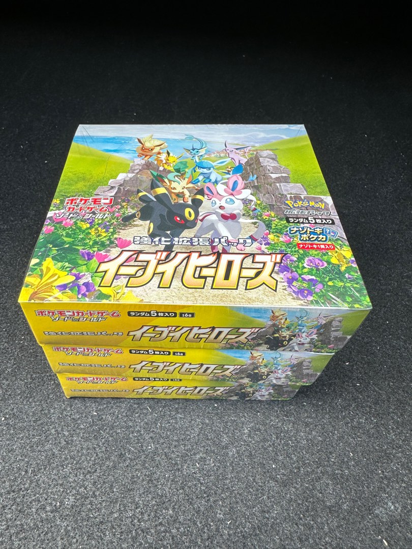 Pokemon Japanese Eevee Heroes Booster Box, Hobbies & Toys, Toys & Games ...