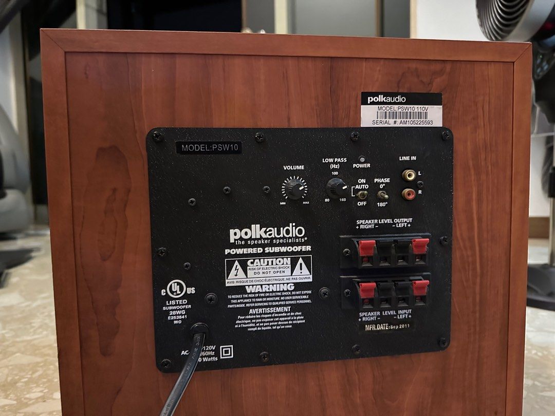 Polk Audio Subwoofer, Audio, Soundbars, Speakers & Amplifiers on Carousell